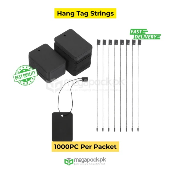 Hang Tag Strings - 1000 Pcs Premium Quality | MegaPack
