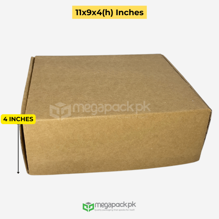 Buy 11x9x4 Inch Ecommerce Box in Pakistan – 3 Ply Corrugated Kraft Packaging